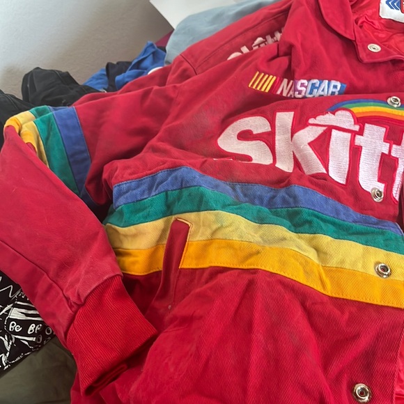 sports design | Jackets & Coats | Nascar Kyle Bush Jackey Skittles Xxl ...